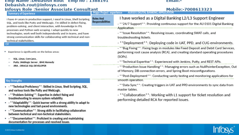 Debasish Rout - Profile | PDF | Software | Software Engineering