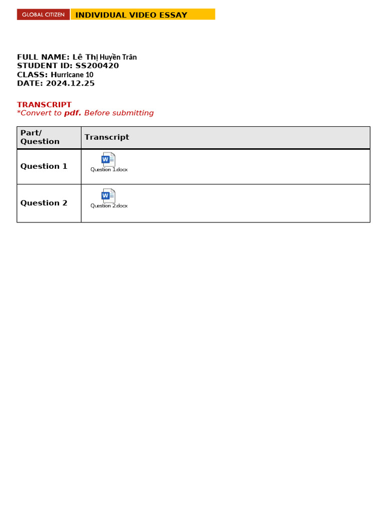 Check 2 Transcript | PDF