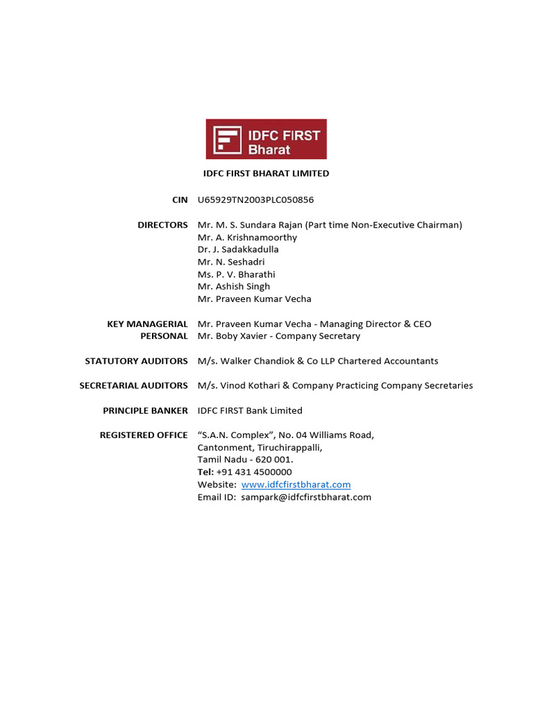 IFBL 21st Annual Report FY 2023 24 | PDF | Internal Control | Audit