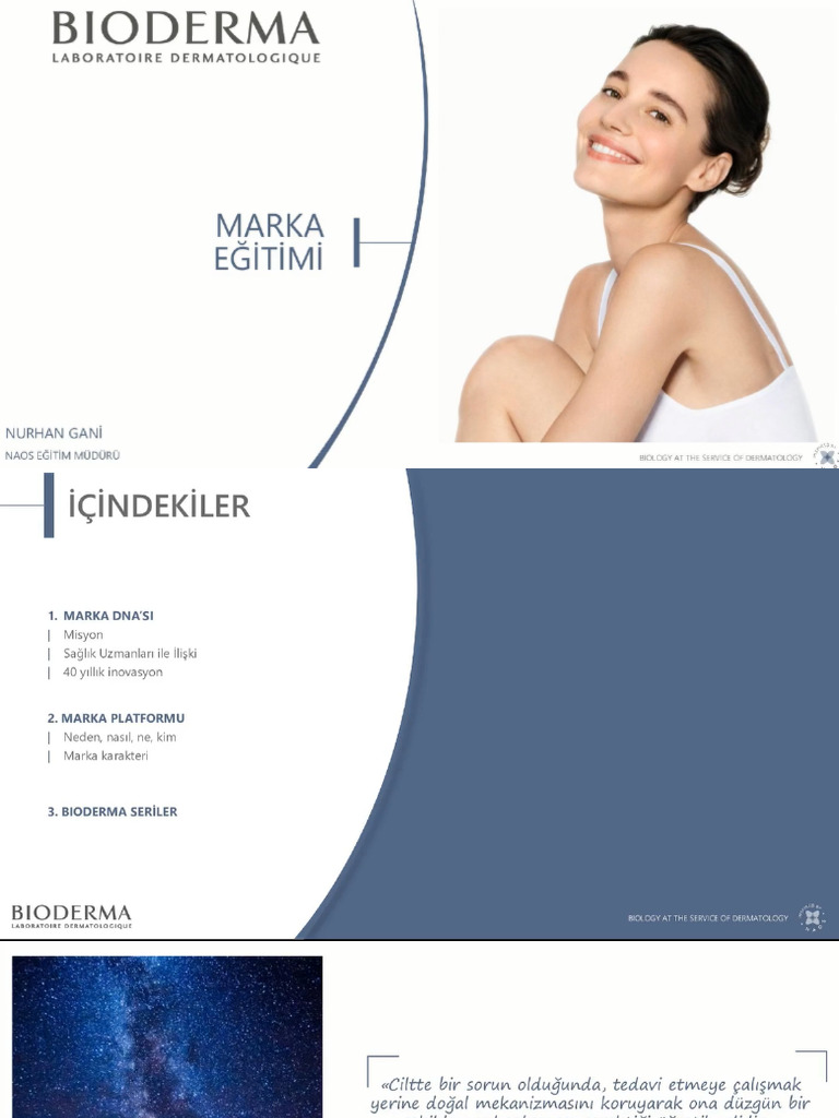 BIODERMA MARKA EĞİTİMİ | PDF