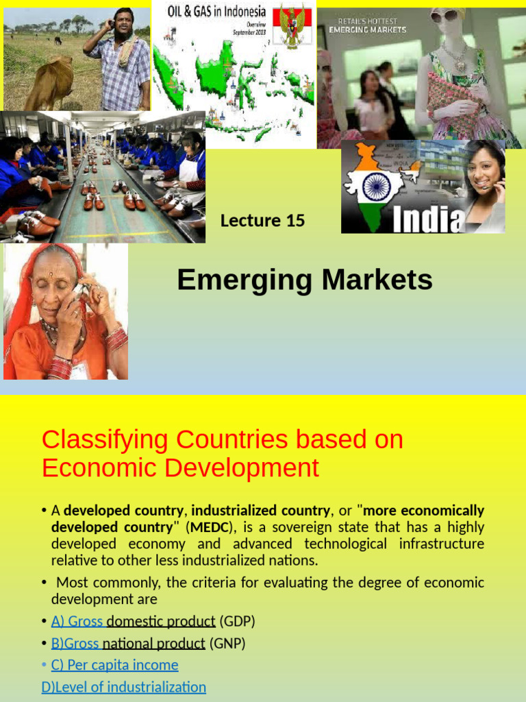 Classifying Emerging Market Economies | PDF | Bric | Developing Country