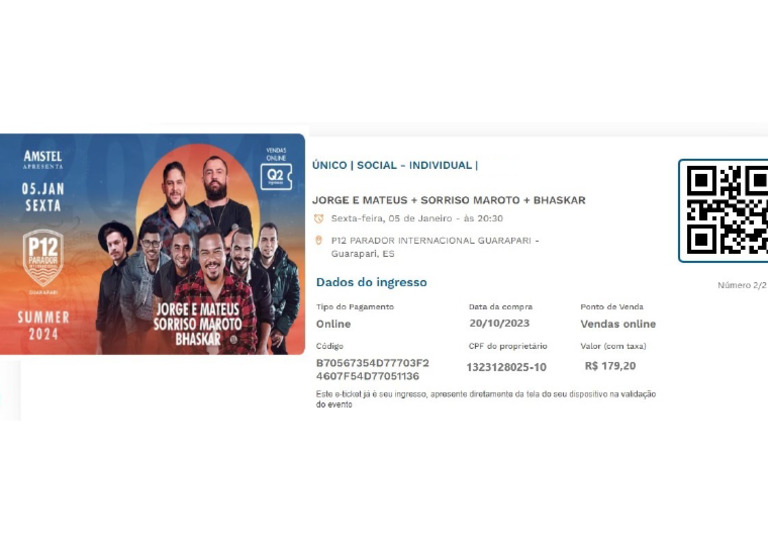 Ingresso 2 | PDF