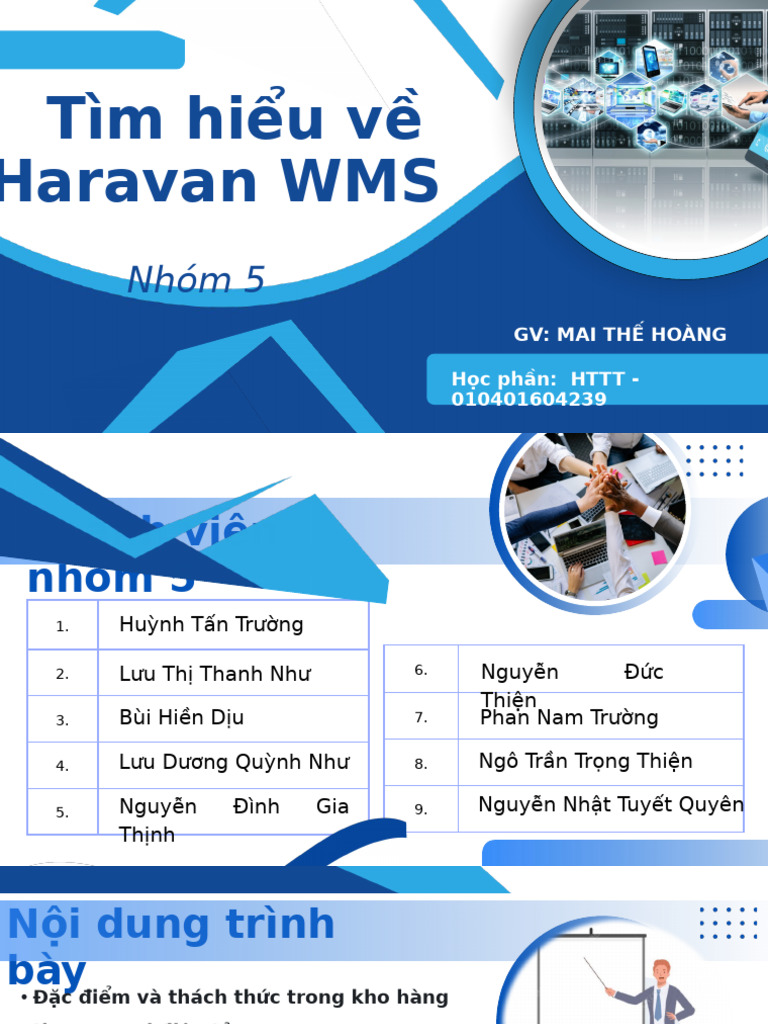 Nhóm 5 - Bài Thuyết Trình HTTT | PDF