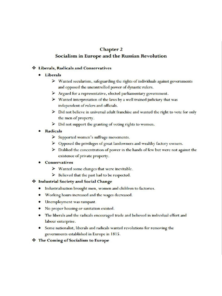 Class 9 Russian Revolution | PDF