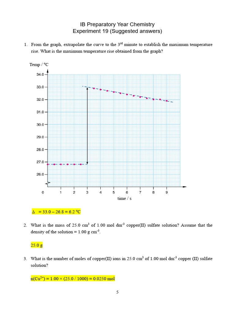 Lab 19_To determine standard enthalpy change of displacement reaction-b ...