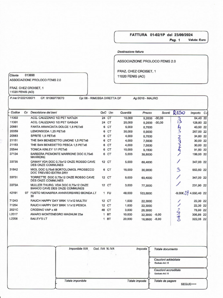 Fattura 1 Merged | PDF