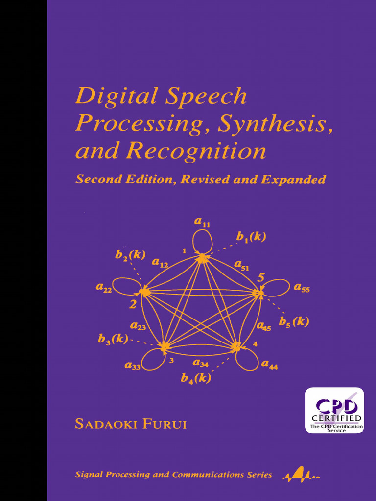Digital Speech Processing- Synthesis, And Recognition by Sadaoki Furui | PDF | Speech ...