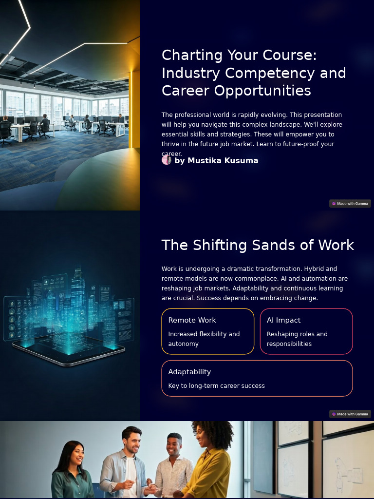 07 Charting Your Course Industry Competency and Career Opportunities ...