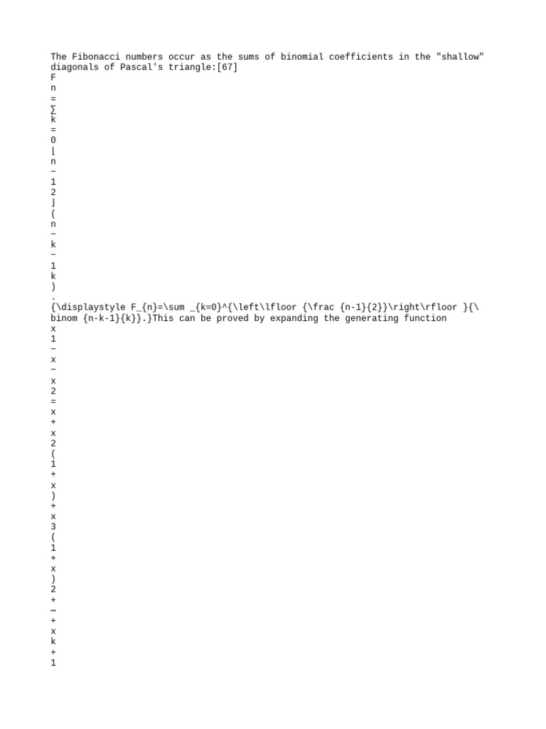 Applications of Fibonacci | PDF | Elementary Mathematics | Number Theory