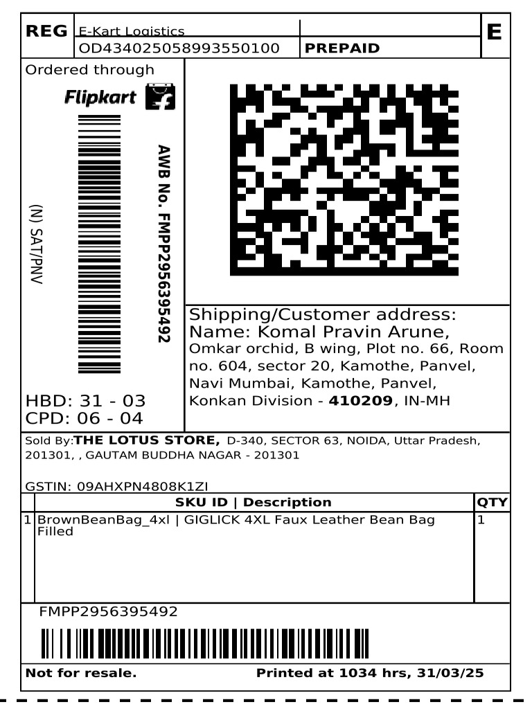 Flipkart-Labels-31-Mar-2025-10-34 (Cropped) | PDF