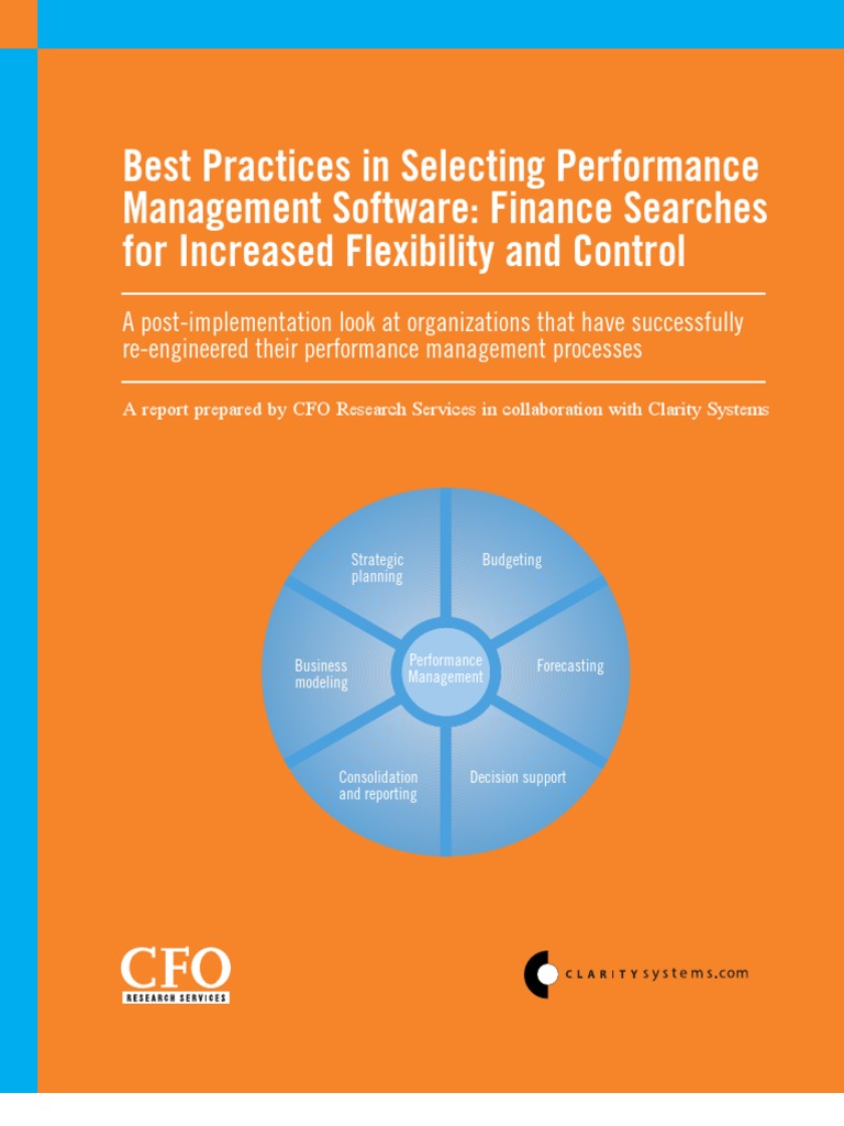 CFO Best Practices White Paper | PDF | Chief Financial Officer | Databases