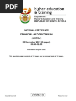 Financial Accounting N5 Syllabus Overview | PDF | Inventory | Balance Sheet