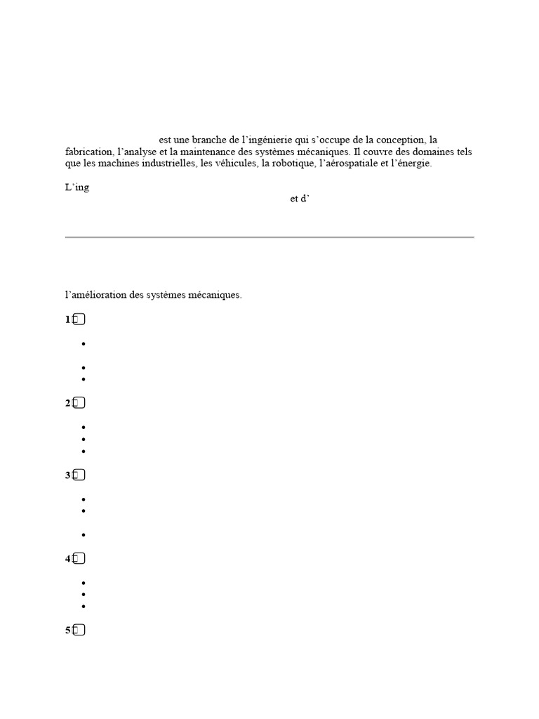 Le Génie Mécanique | PDF | Développement de nouveau produit | Mécatronique