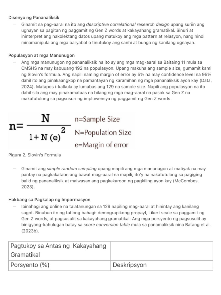 Disenyo NG Pananaliksik | PDF