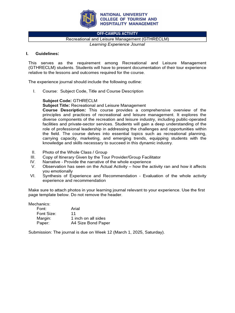 GTHRECLM Learning Journal | PDF | Learning | Cognition