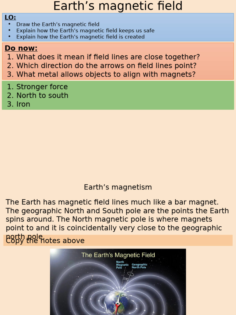 Understanding Earth's Magnetic Field | PDF | Earth | Earth's Magnetic Field