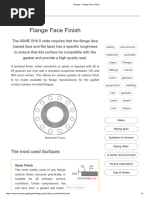 Comparison of Flange Face Finish As Per B16-5 | PDF | Root Mean Square ...