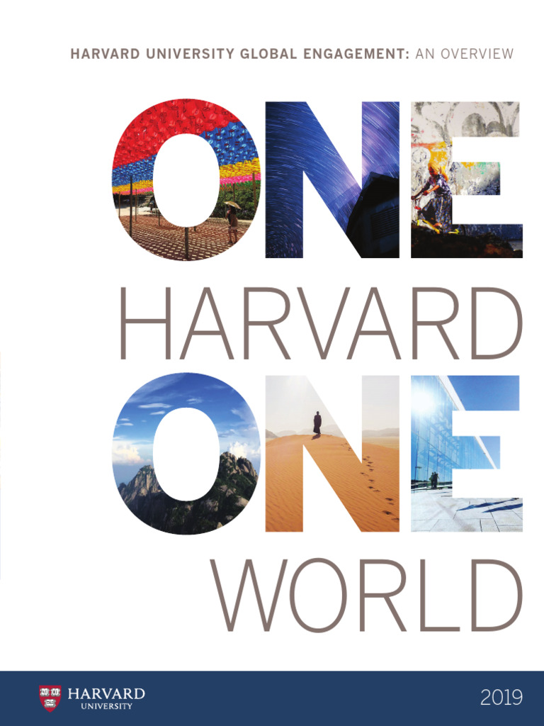 One Harvard One World Brochure 2019 - Final | PDF | Harvard University