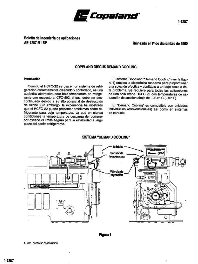 1287 Copeland Discus Demand Cooling | PDF