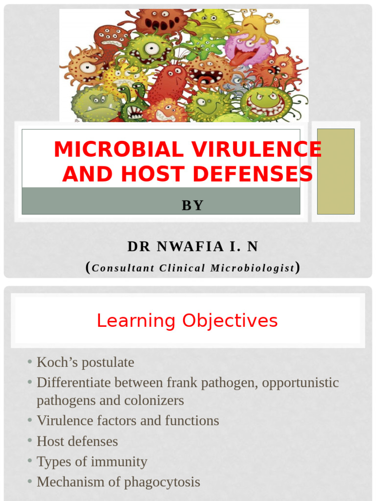 Microbial Virulence and Host Defences | PDF | Immune System ...