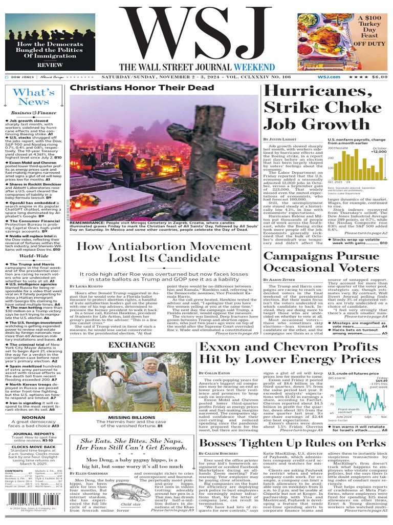 The Wall Street Journal Weekend - November 2-3-2024 | PDF | 401(K ...