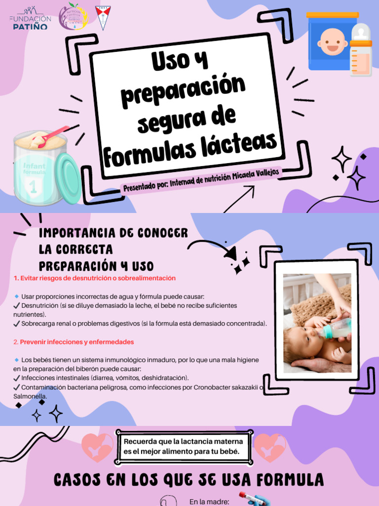Formulas Lacteas | PDF | Leche | La leche materna