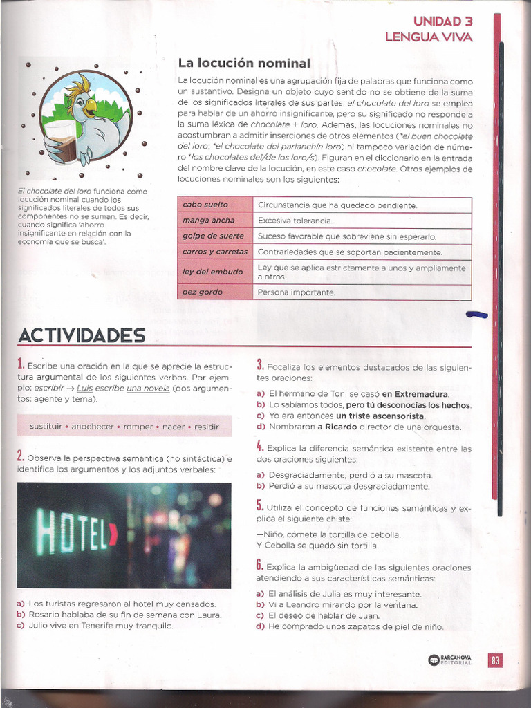 Ejercicios Sobre El Sustantivo (1 Parte) | PDF