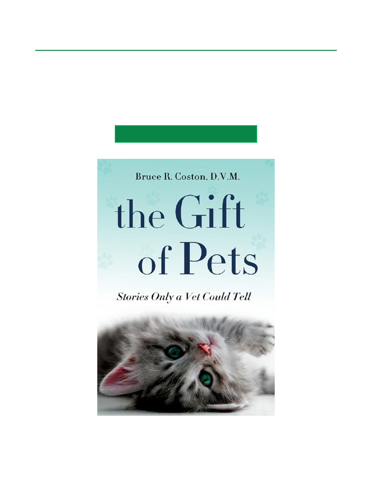 Vet's Heartwarming Pet Stories | PDF