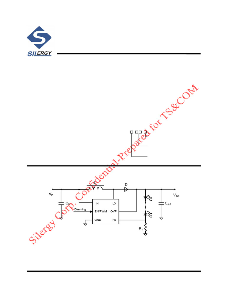 Sy7201 - Silergy Led Driver Camera | PDF | Electrical Equipment ...