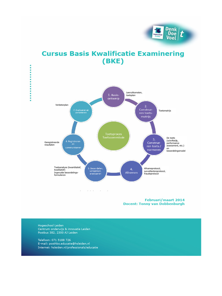 Cursus Basis Kwalificatie Examinering - Petra Bouw | PDF