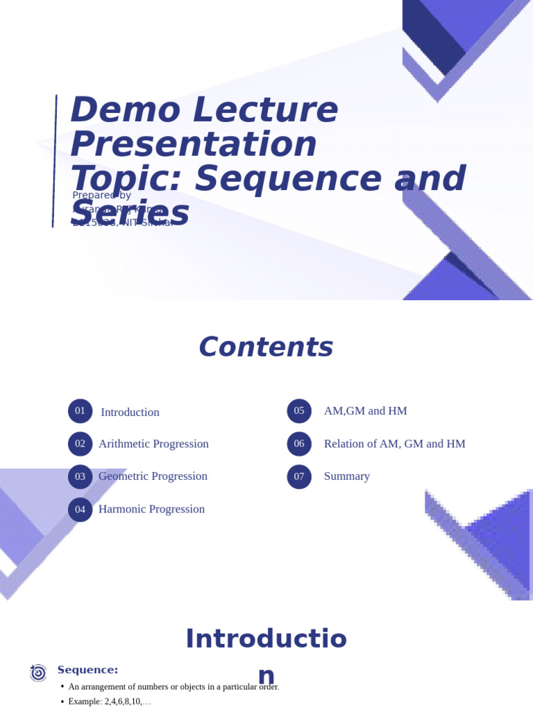 Understanding Sequences and Progressions | PDF | Inequality (Mathematics) | Mathematics