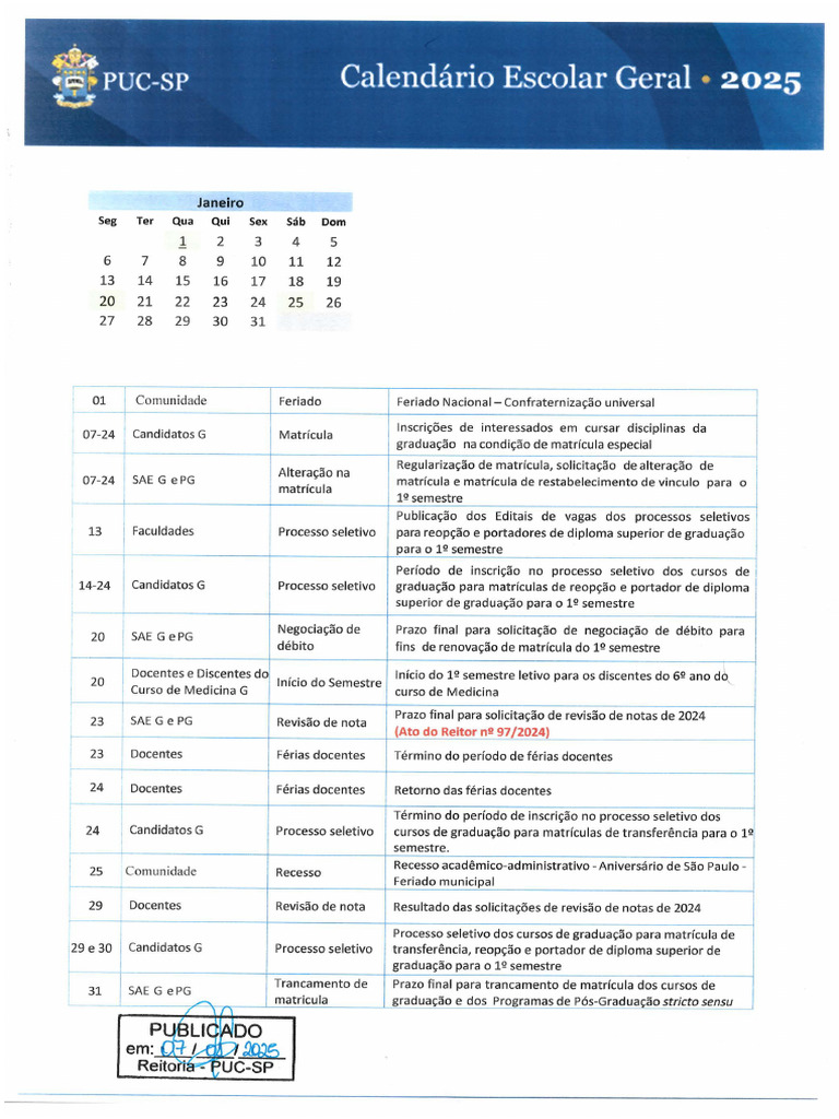 Calendario Escolar 2025 - v2C | PDF