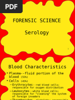 CSI Blood Analysis Handout | PDF | Blood Type | Anatomy