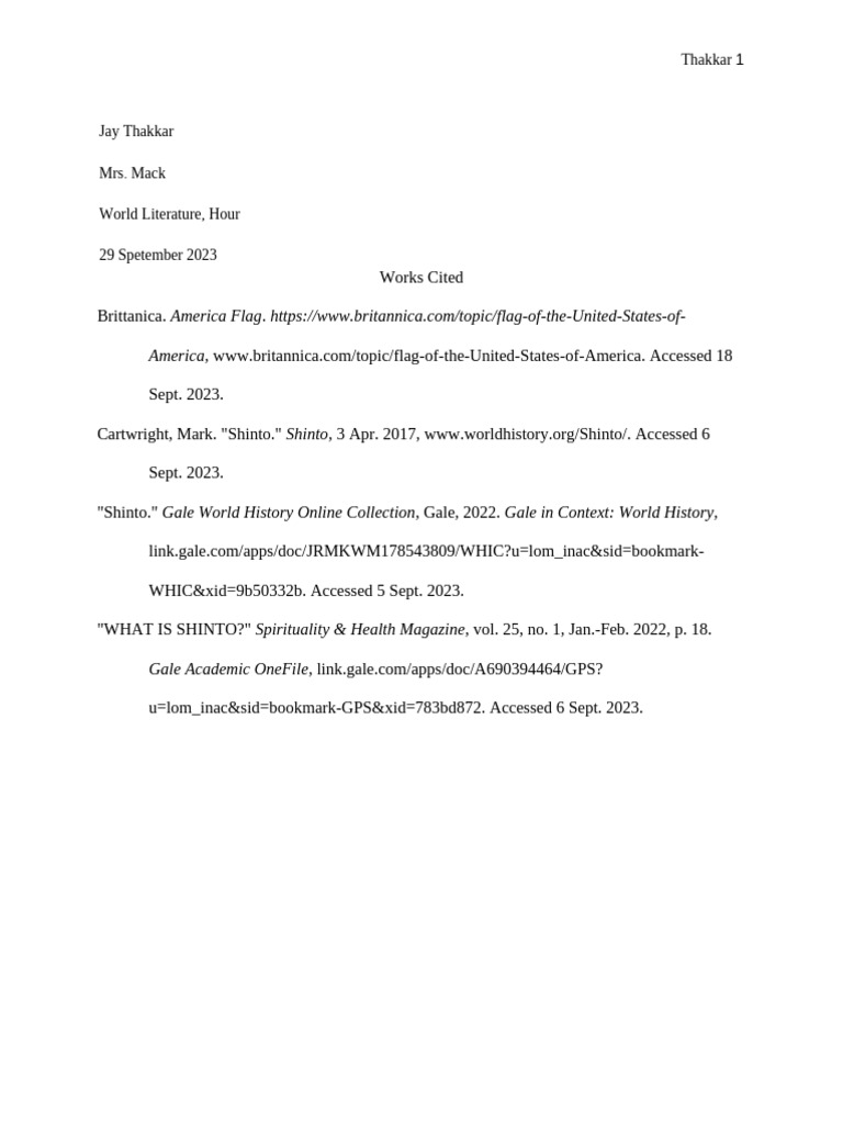 Copy of MLA Template | PDF