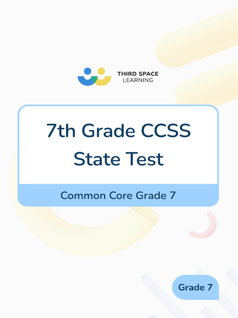 Common Core Practice Test Grade 7 | PDF | Mathematics