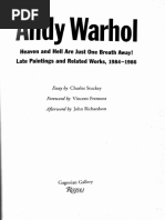 Sample Andy Warhol Worksheets | PDF | Andy Warhol | Paintings
