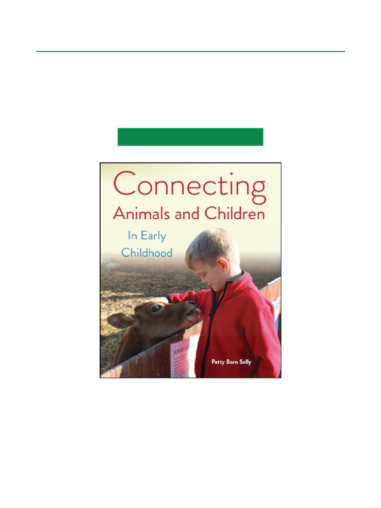 Connecting Animals and Kids in Early Ed | PDF