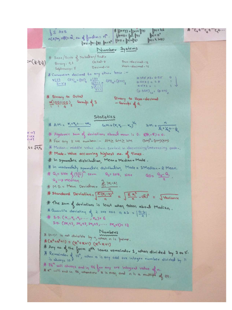 Formulas Compressed | PDF