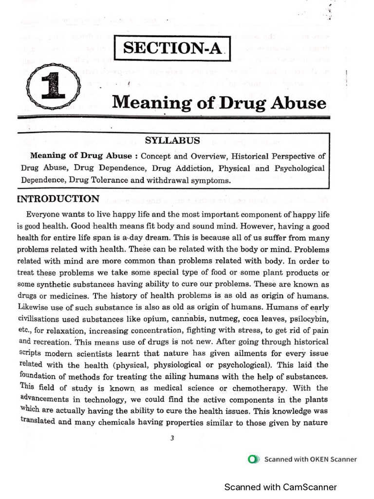 Drug Abuse Book PDF | PDF