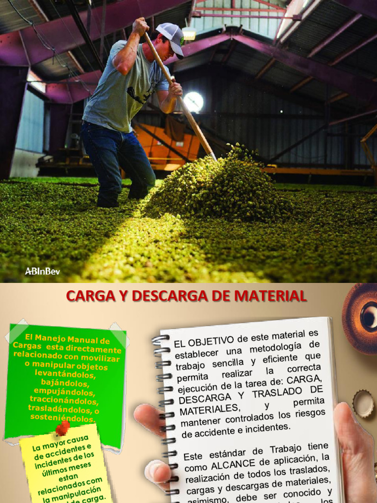 Carga y Descarga de Material-1 | PDF | Ingeniería de Edificación | Ingeniería mecánica