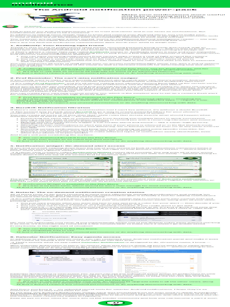 Android Notification Power-Pack | PDF