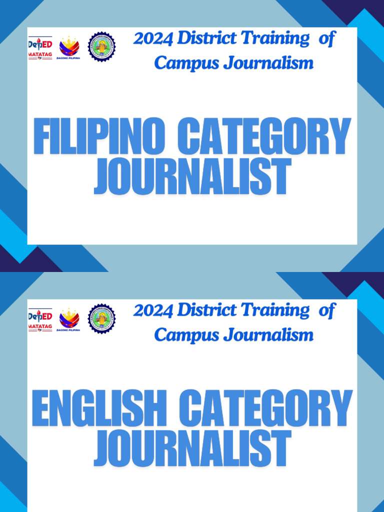 PRESSCON TRAINING SIGNAGES | PDF