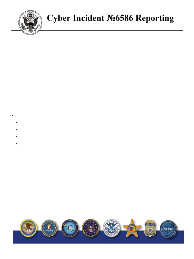 Cyber Incident Reporting Mrs. Melanie Witsken | PDF | Cybercrime ...