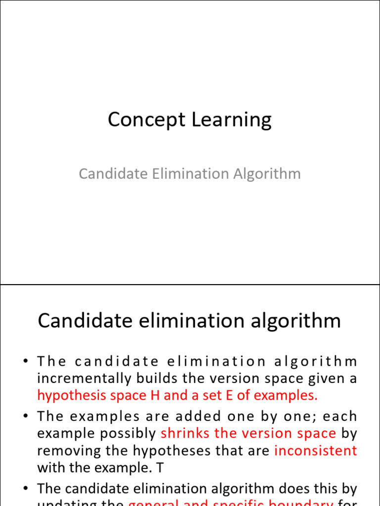 DI-ML-concept learning-CEA | PDF | Bias | Hypothesis