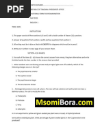KCBE Science QA Exam Paper. Final | PDF | Chemical Compounds | Ion