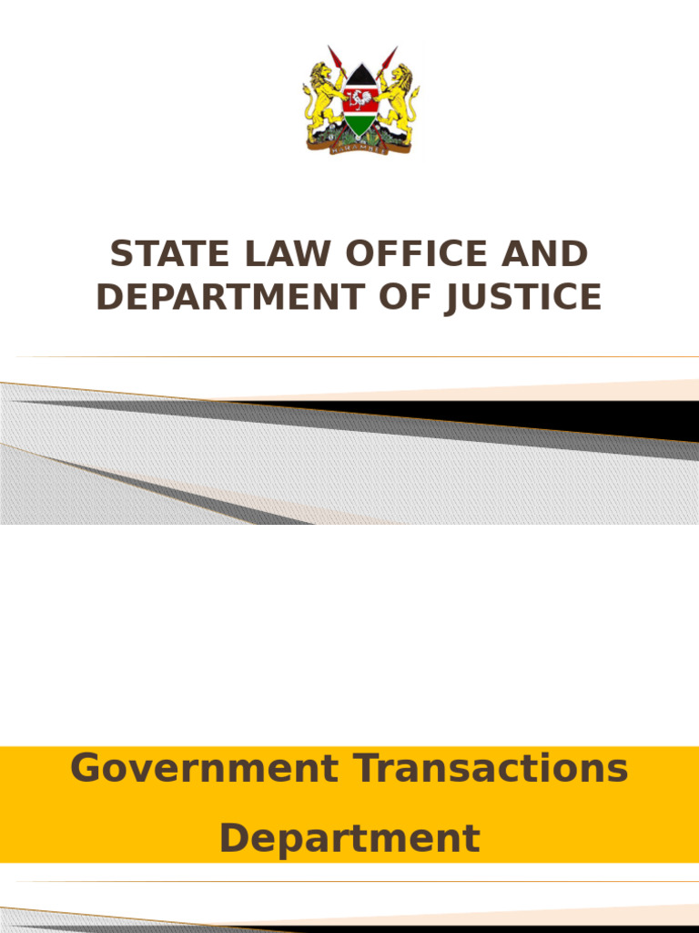 Goverment Transactions Presentation | PDF