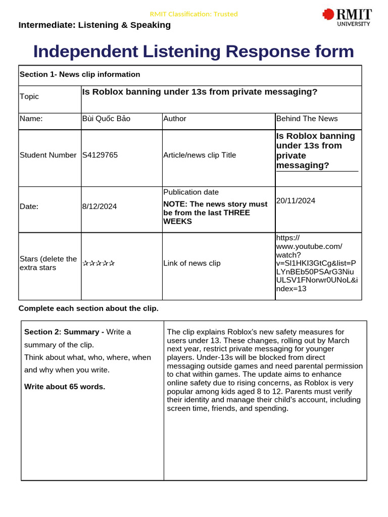 ILR Canvas Form (I-LS) | PDF | Communication | Human Communication