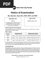 DCAS Exam Schedule 2025 Overview | PDF | Inspector