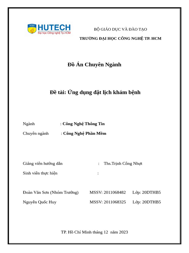 Báo Cáo DACN | PDF