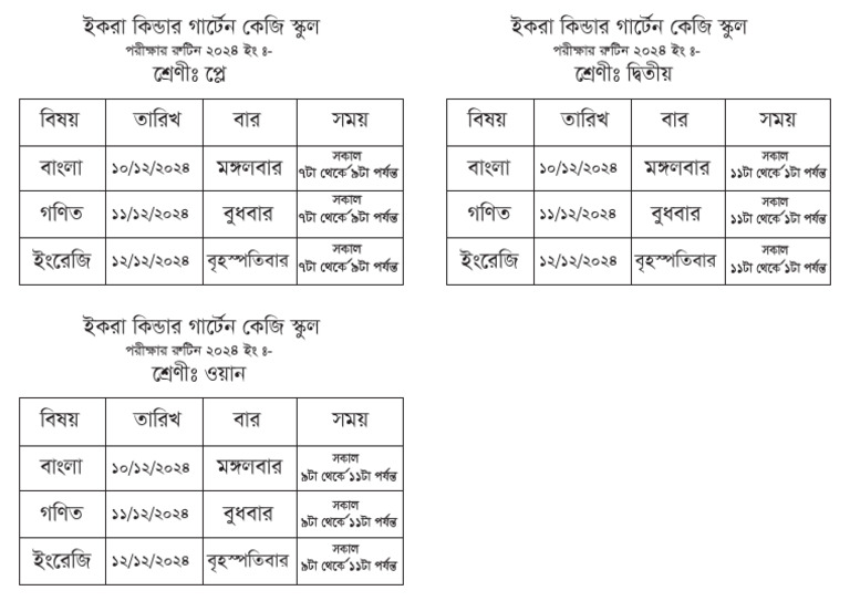 Class Rutin School | PDF